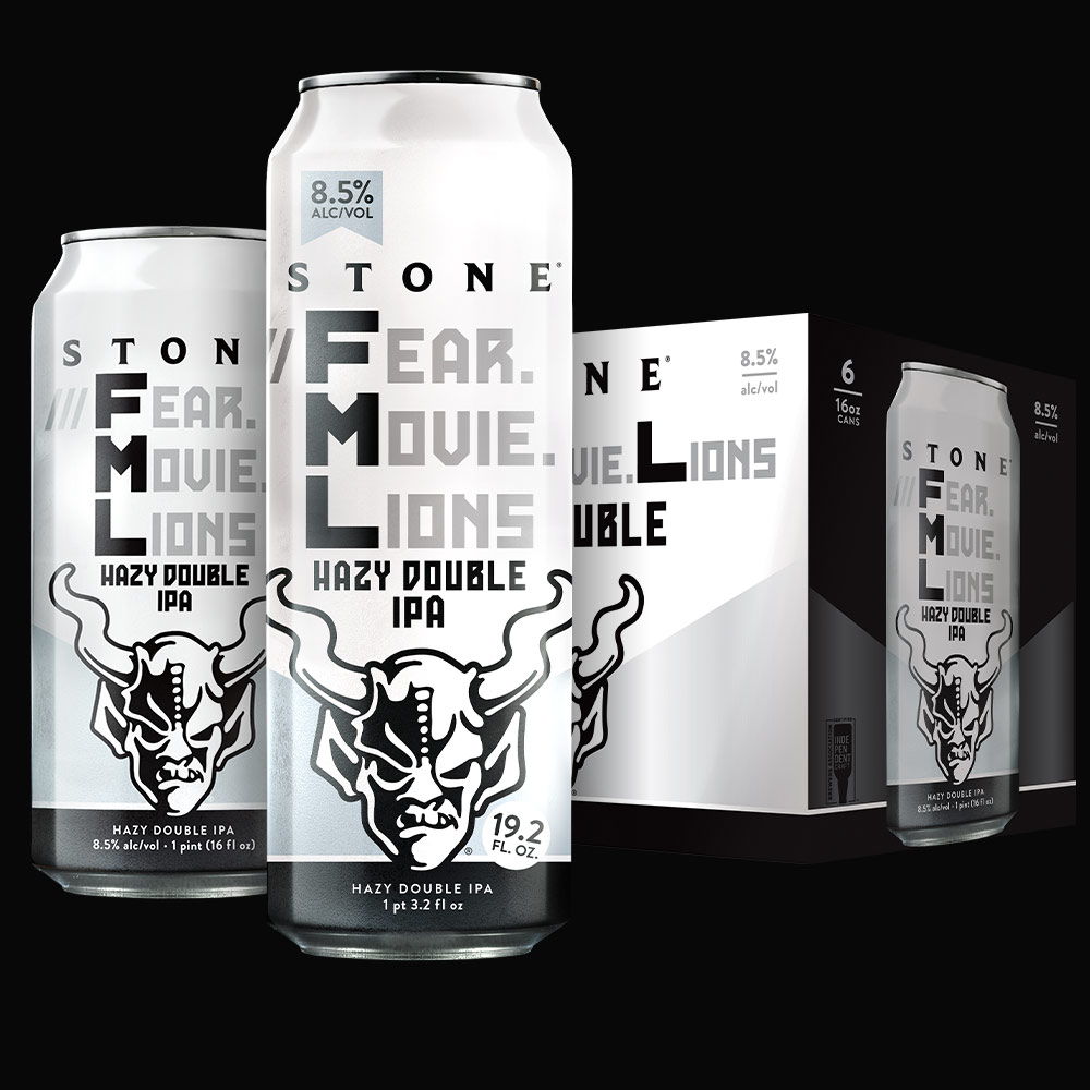 Stone ///Fear.Movie.Lions Hazy Double IPA | Stone Brewing