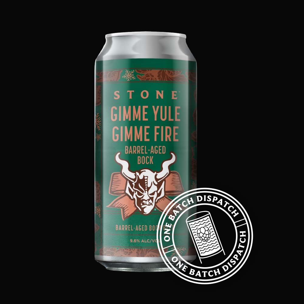Stone Gimme Yule Gimme Fire Barrel-Aged Bock | Stone Brewing